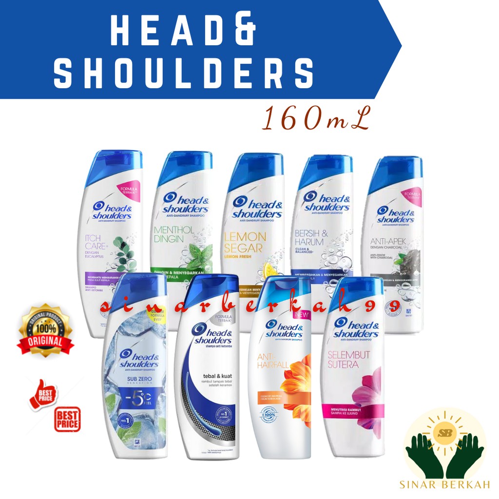 Jual Head & Shoulders 160ML All Varian | Shopee Indonesia