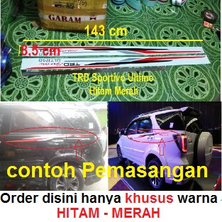 Jual sticker list body trd sportivo ultimo grand new rush terios 2016 ...