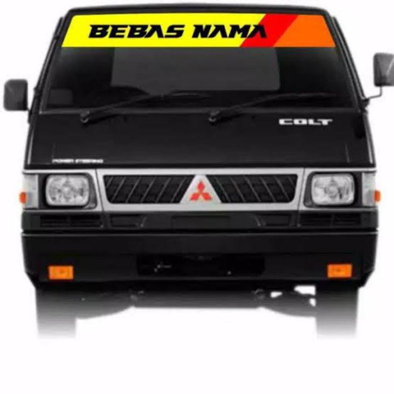Jual Stiker Cutting Tulisan Kaca Depan Mobil L300 SS Futura Truk Dan Semua Jenis Mobil | Shopee ...