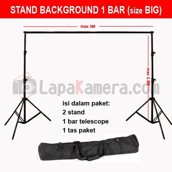 Jual stand background 1 bar | Shopee Indonesia