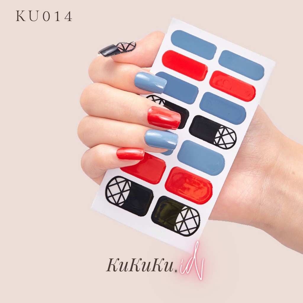 Jual STIKER KUKU / STICKER KUKU / NAIL WRAP [KU014] | Shopee Indonesia