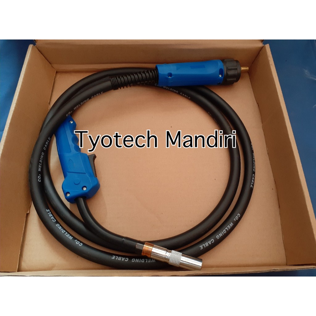 Jual Stang las mig gun Co2 mesin las OTC 350 Ampere panjang 3 meter ...