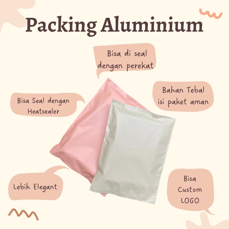 Jual Packing aluminium Premium 28x42 pembungkus paling MURAH ...
