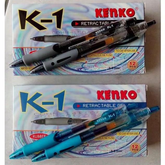 Jual Pulpen KENKO GEL PEN K-1 Retractable | Shopee Indonesia