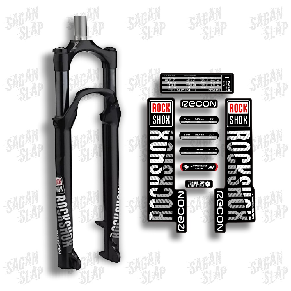 Jual Stiker ROCKSHOX RECON Sticker decal fork mtb downhill | Shopee ...