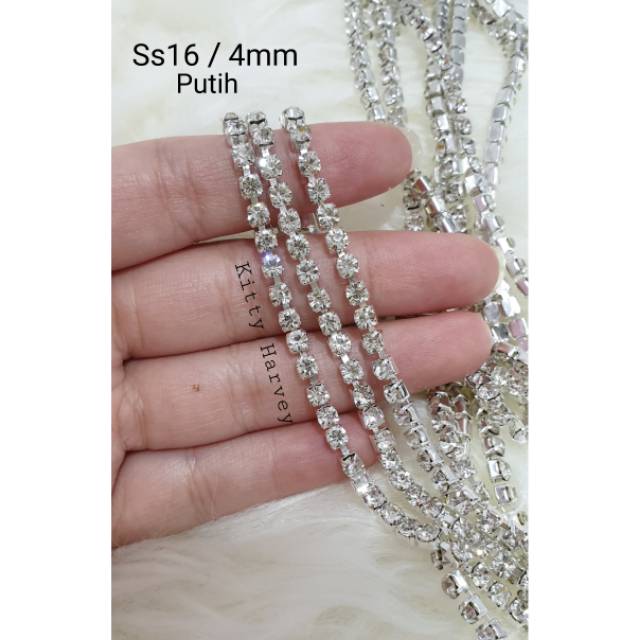 Jual Diamond string ss16 / 4mm | Shopee Indonesia