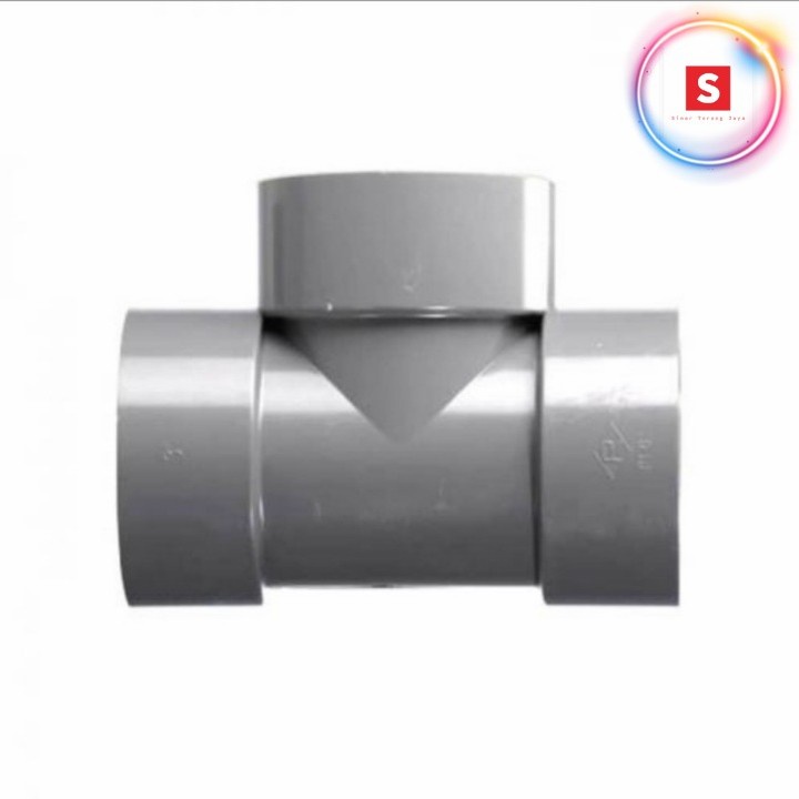 Jual Tee T Fitting Pipa Air Pralon 2 1/2" D | Shopee Indonesia