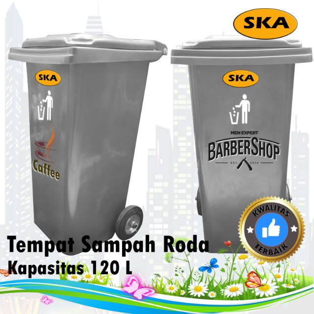 Jual TEMPAT SAMPAH RODA 120 LITER | Shopee Indonesia