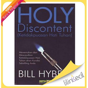 Jual Buku Holy Discontent - Terjemahan (Bill Hybels) | Shopee Indonesia