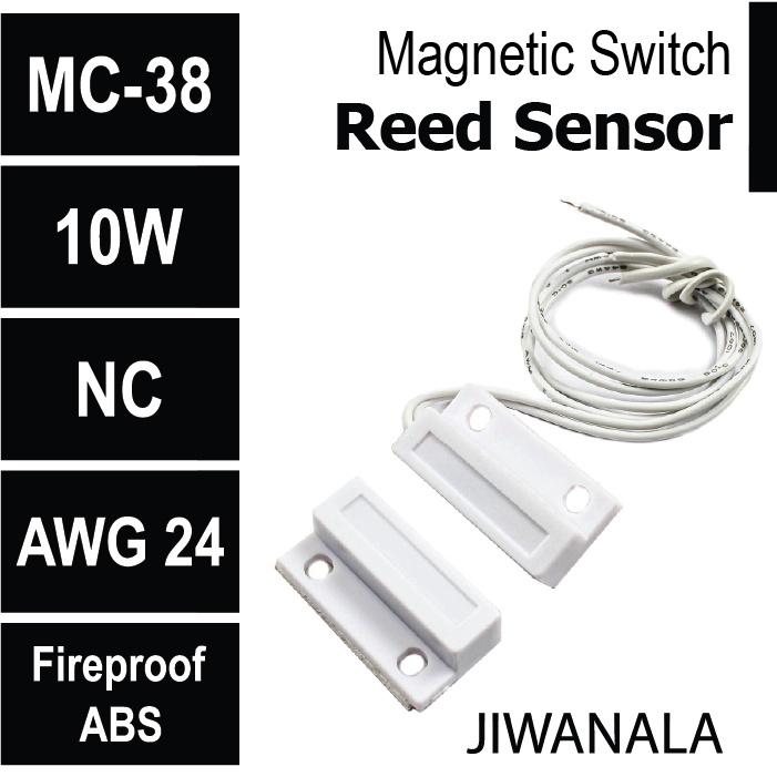 Jual Magnetic Switch Sensor MC-38 Door Pintu Window Jendela | Shopee Indonesia