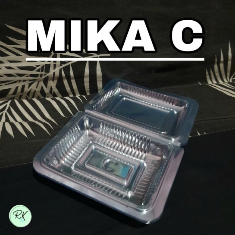 Jual BOX MIKA PLASTIK C ISI 100 PCS / BOX MIKA PLASTIK BENING KUE ...