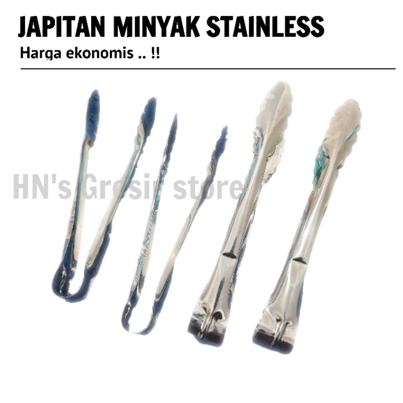 Jual Japitan stainless cleper 19 cm serbaguna - Capit kue minyak ...