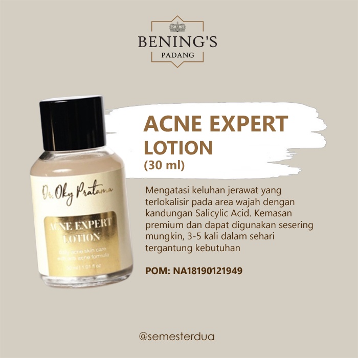 Jual Acne Expert Lotion Benings Clinic | formulasi untuk totolan pada ... Jual Acne Expert Lotion Benings Clinic | formulasi untuk totolan pada ...