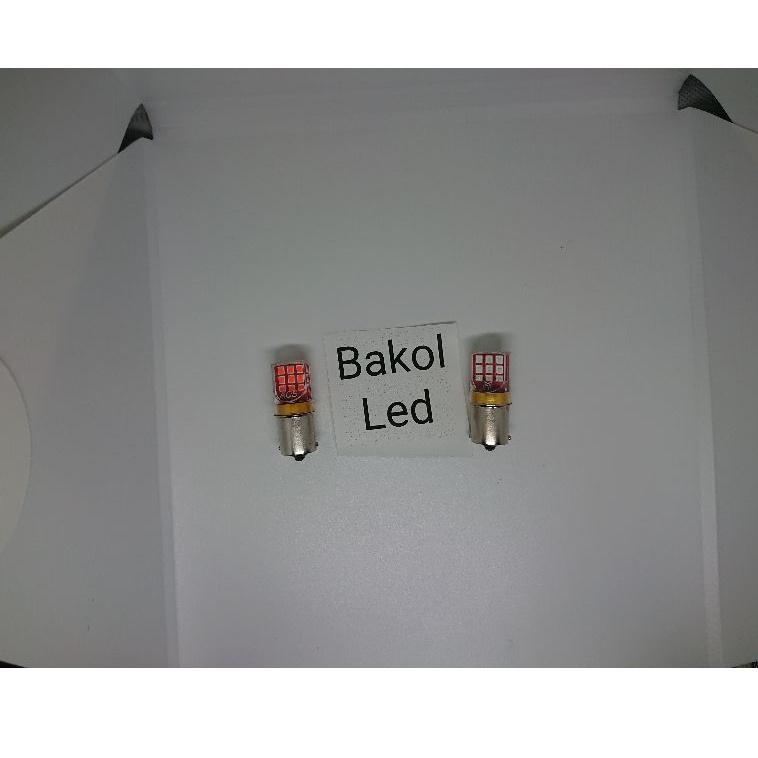 Jual Lampu LED 1156 Bayonet Kaki 1 Sein / mundur engkel 24v BUSS TRUK ...