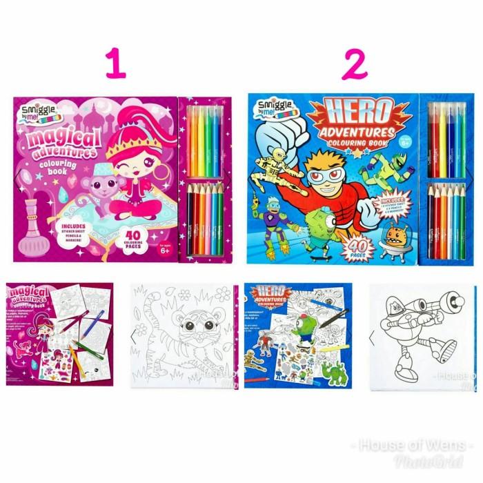 Jual SMIGGLE KOOKY COLOURING BOOK - BUKU GAMBAR MEWARNAI SMIGGLE ...