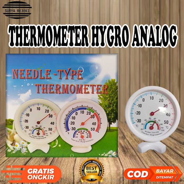 Jual termometer dan higrometer analog mesin tetas | Shopee Indonesia