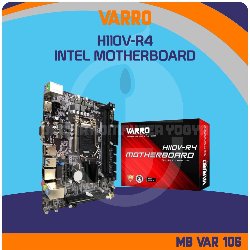 Jual Varro H110V-R4 LGA 1151 DDR4 2133 Intel Motherboard | Shopee Indonesia