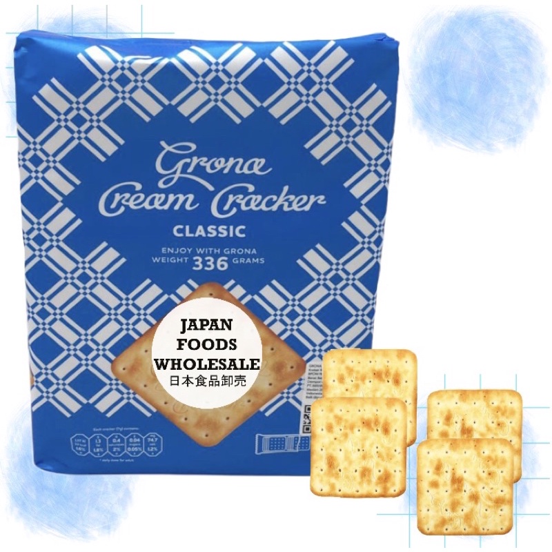 Jual Grona Cream Cracker Classic / biskuit impor / cemilan | Shopee ...