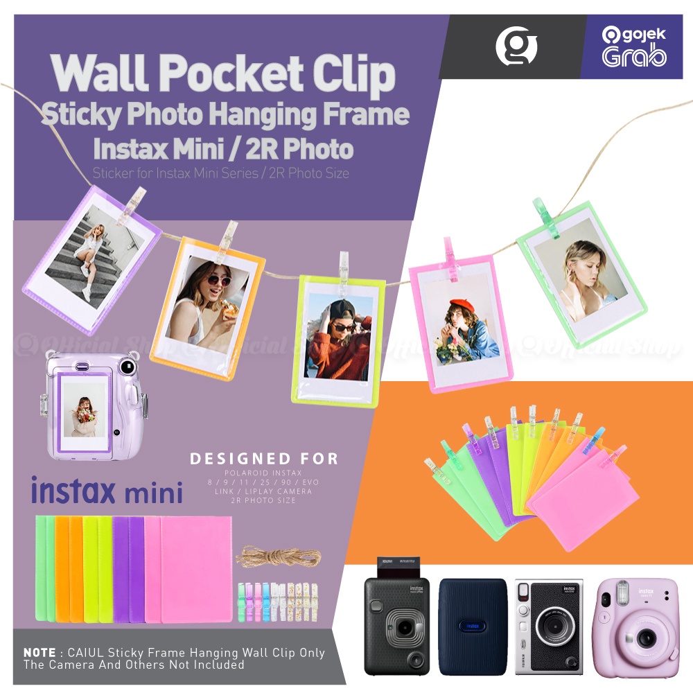 Jual Sticky Frame Gantung Hanging Photo Clip isi 10 pc (bisa ditempel ...