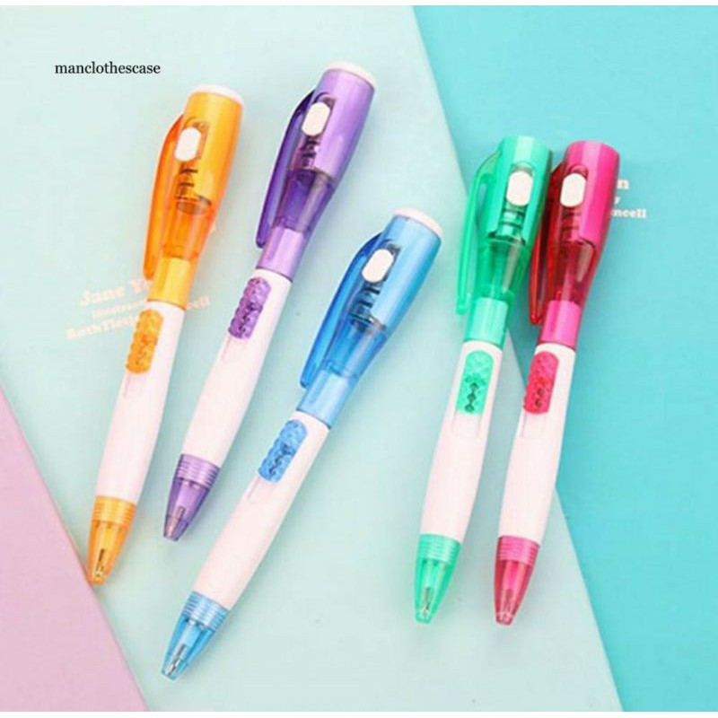 Jual Pulpen Tinta 0,5mm Dengan Senter Terang - Tinta Biru | Shopee ...