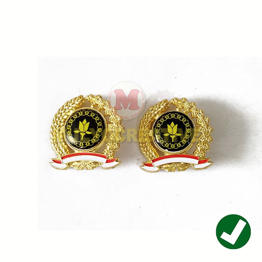Jual Pin Logo Purna Paskibraka Model Padi Kapas Pin Paskibra Logo ...