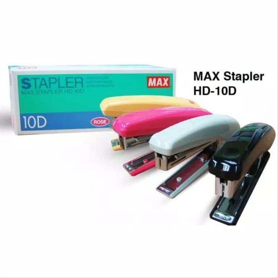 Jual Stapler Max HD-10D Staples ( HD91409 ) mix Color | Shopee Indonesia