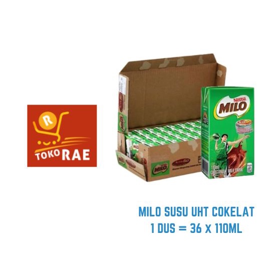 Jual Milo UHT / susu milo cokelat ACTIV-GO ukuran 110 ML | Shopee Indonesia