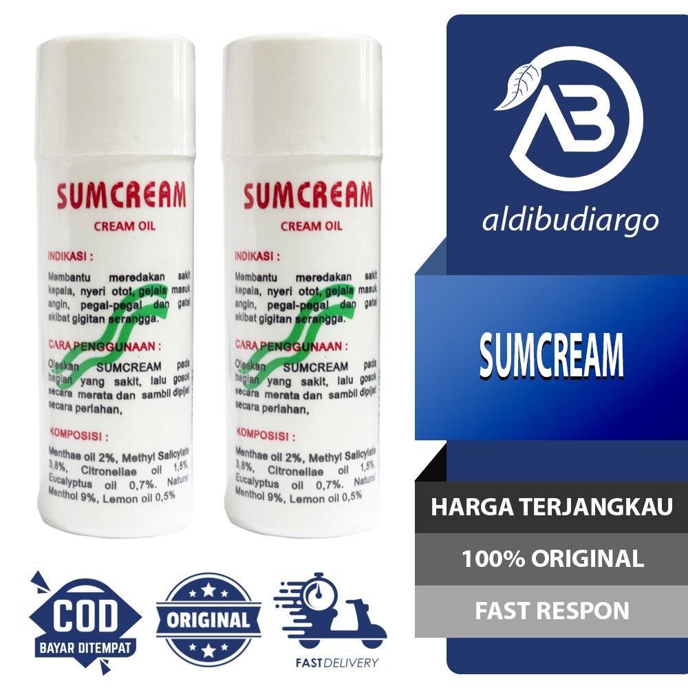 Jual SUMCREAM CREAM OIL 100 GRAM ORIGINAL | Shopee Indonesia