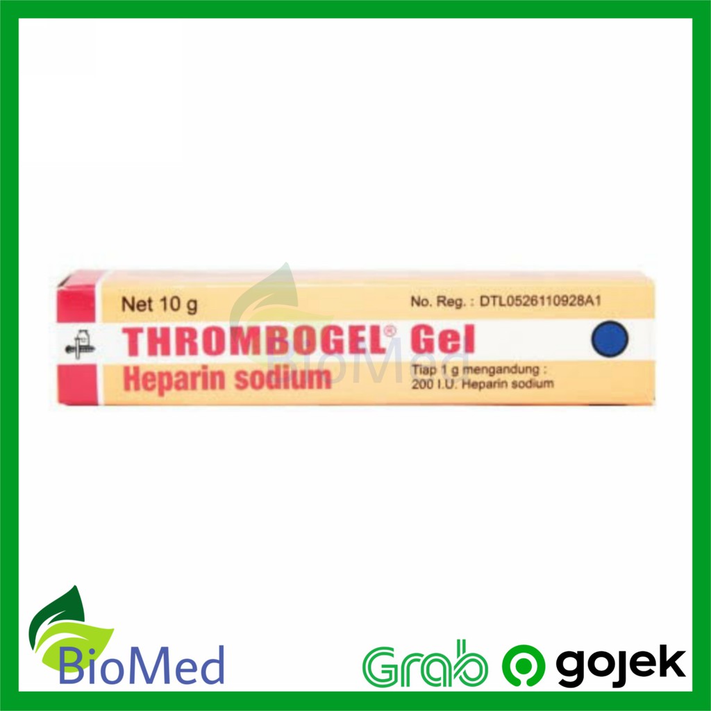 Jual THROMBOGEL GEL 10 gr Mengurangi Cedera Memar Melancarkan Aliran ...