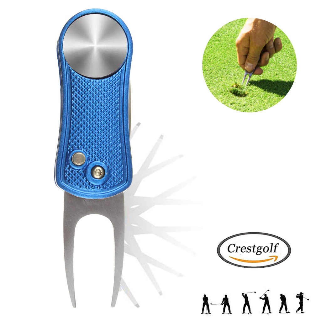 Jual PREORDER 6 pcs Switchblade Golf Divot Tool Pitch Alat Bantu ...