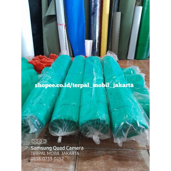 Jual jaring kasa hijau. safety net. ukuran 1x50 meter lis pinggir ...