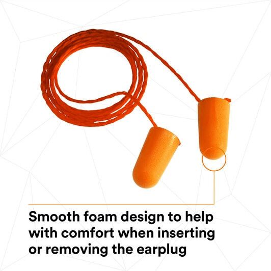Jual DISKON - 3M 1110 Foam Earplug Corded Disposable Ear Plug ...
