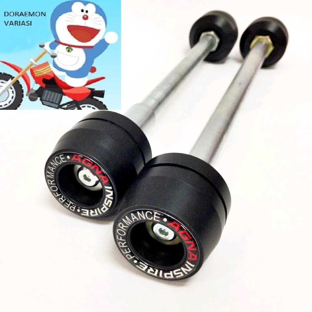 Jual PROMO Axle Slider Agna Ninja 250 Fi 2018 As Roda Depan Belakang ...