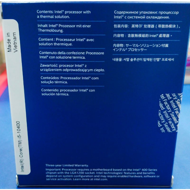 Jual PROCESSOR INTEL CI5-10400 LGA 1200 BOX ( 2.9GHz ) | Shopee Indonesia