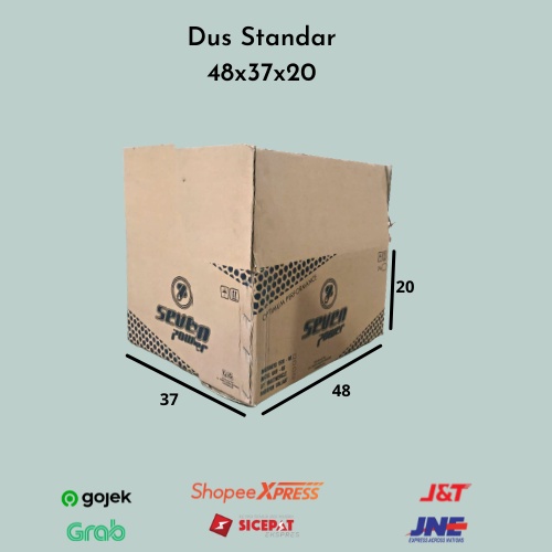 Jual Kardus/Dus Standar/Box Double Wall CB Flute uk. 48x37x20 Ada ...
