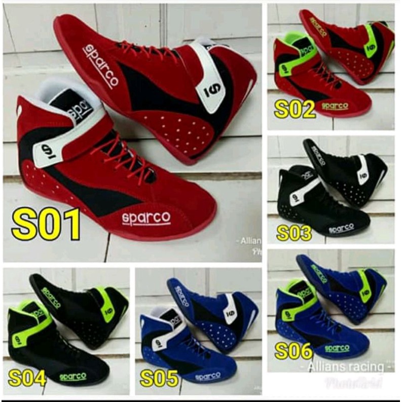 Jual sepatu drag race sepatu touring sepatu cornering motif list warna ...