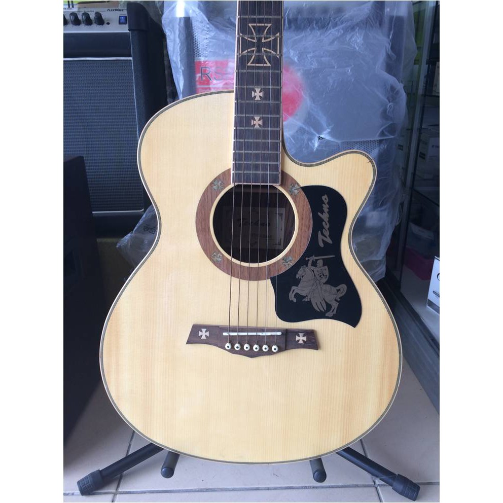 Jual Gitar Akustik Techno EQ CF-6030 | Shopee Indonesia