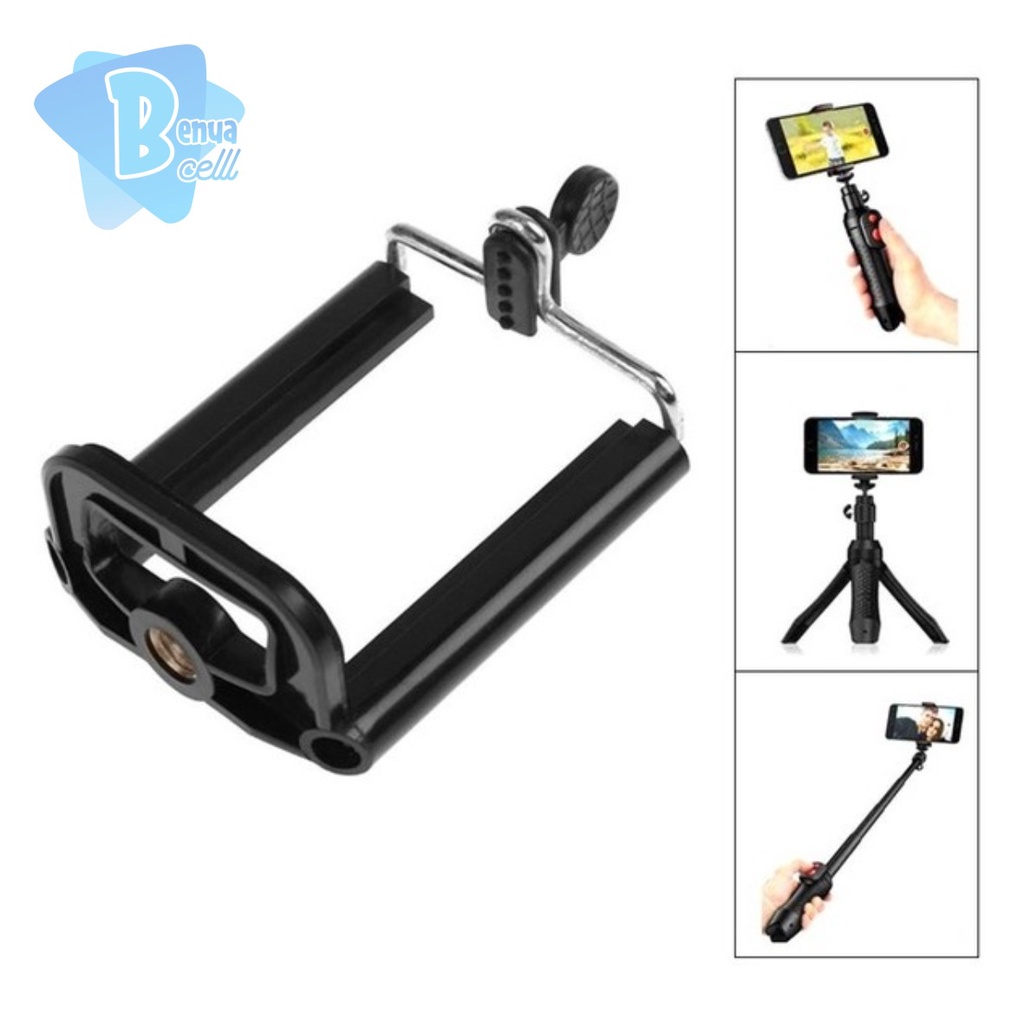 Jual RT39 DUDUKAN HOLDER TARIK U TRIPOD MEDIUM JEPIT CLAMP BRACKET ...
