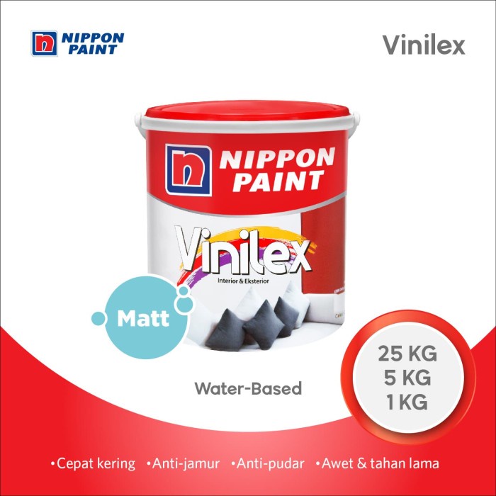 Jual Nippon Paint - Nippon Vinilex -1kg- Cat Tembok | Shopee Indonesia