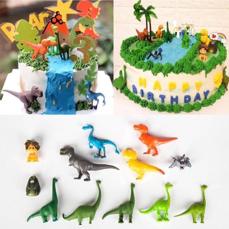 Jual Topper Cake Ulang Tahun Dinosaur/ Figure The Good Dino | Shopee ...