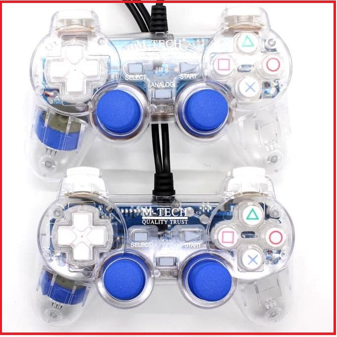 Jual M-Tech MT-830S Gamepad DOUBLE TRANSPARAN Joystick Controllers ...
