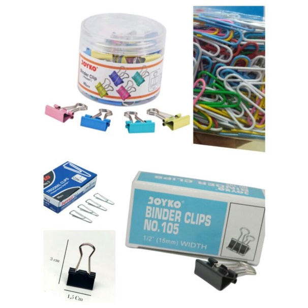 Jual Paper Clip / Binder Clip - Penjepit Kertas | Shopee Indonesia