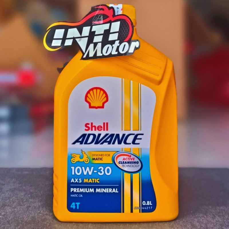 Jual Oli Shell AX5 MATIC Federal matik Orange Advance 0.8 LITER ...