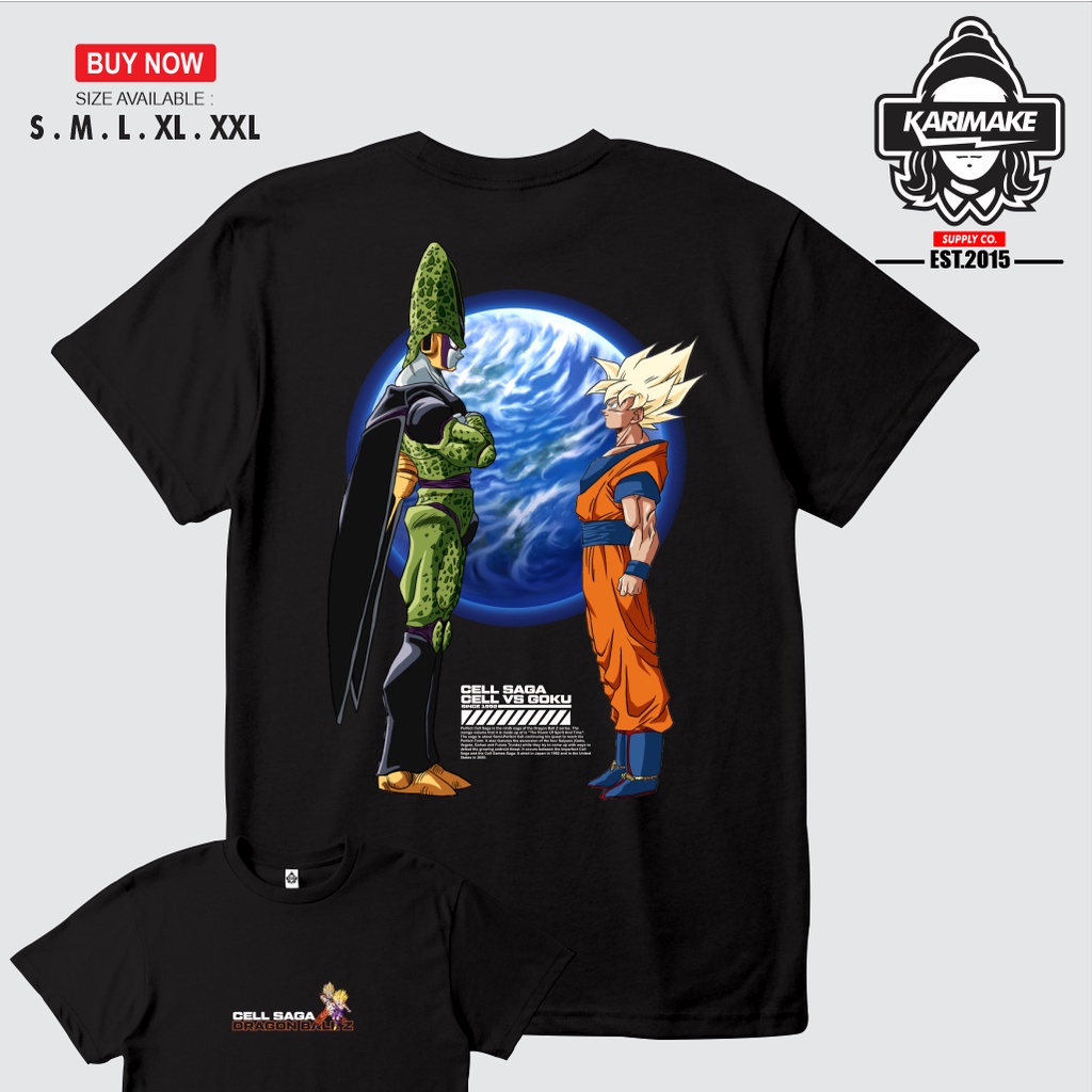 Jual Kaos Baju Anime DRAGON BALL Z CELL SAGA SONGOKU Kaos Anime Jepang ... Jual Kaos Baju Anime DRAGON BALL Z CELL SAGA SONGOKU Kaos Anime Jepang ...