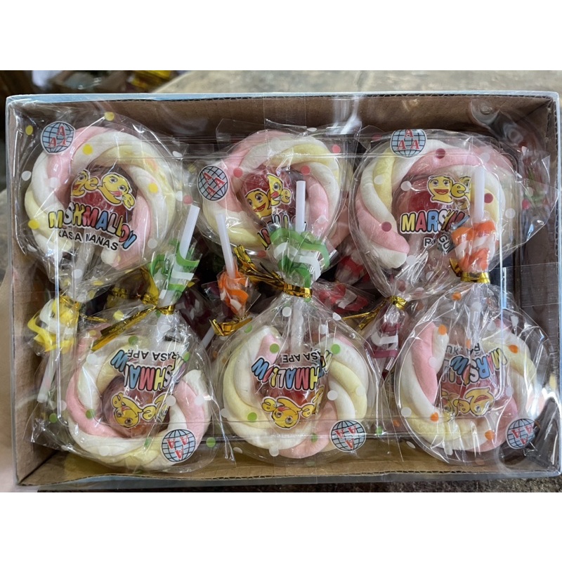 Jual keke permen apel marshmallow aneka rasa 30pcs | Shopee Indonesia