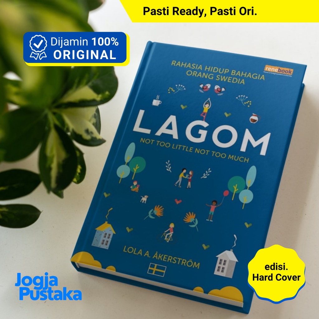 Jual Buku LAGOM (Rahasia Hidup Bahagia Orang Swedia) - Edisi Hard Cover ...
