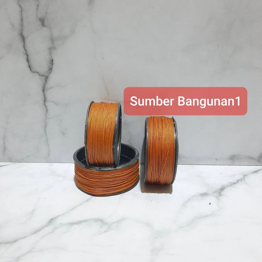 Jual Benang Nylon // benang tukang coklat nylon sol sepatuiya | Shopee ...