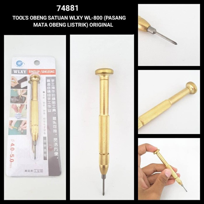 Jual OBENG SATUAN WLXY WL-800 (PASANG MATA OBENG LISTRIK ) ORIGINAL ...