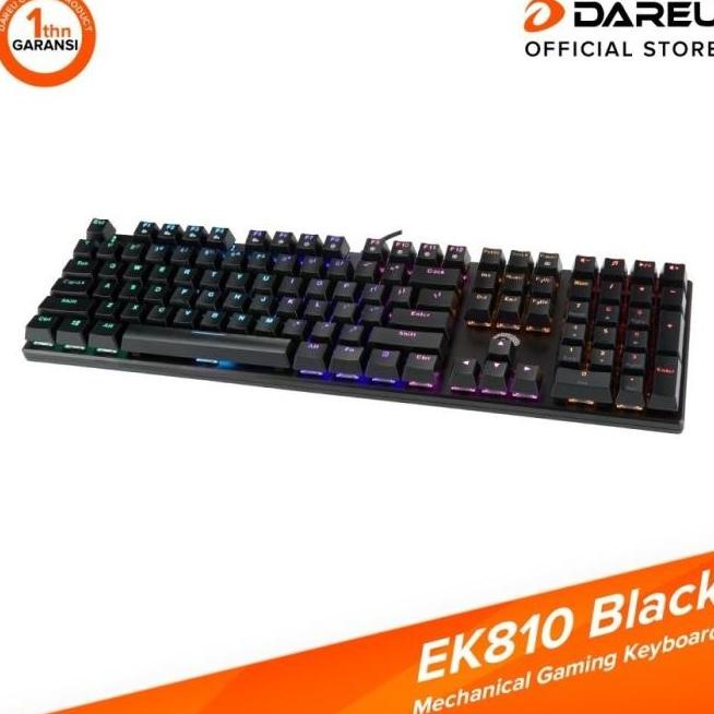 Jual NEW DAREU EK-810 MECHANICAL GAMING KEYBOARD BLACK FULLSIZE ...