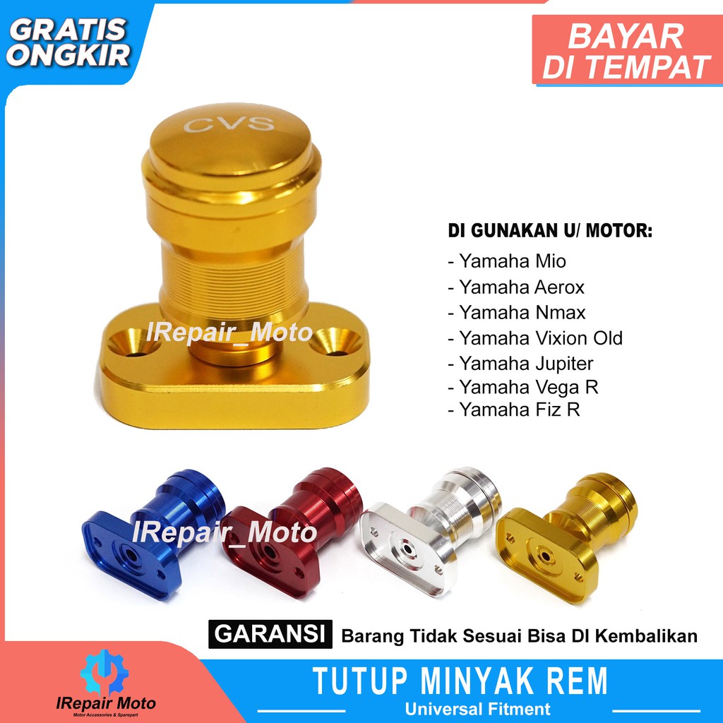 Jual Tabung Minyak Rem Motor Yamaha/Cover Tutup Minyak Rem Motor ...